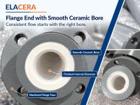 China Ceramic Ring Lined Steel Pipe for Fly Ash Conveying for sale