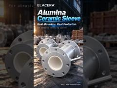 Stainless Steel Ceramic Sleeve-Lined Pipe for Lithium Battery Powder Conveying