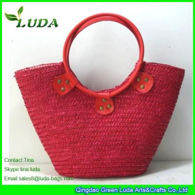 Cina LUDA Wheat Straw Woven Straw Beach Bags in vendita