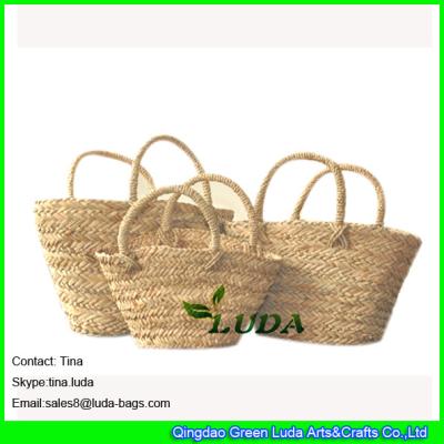 Cina LUDA sea grass straw purses for summer popular palm straw bags in vendita