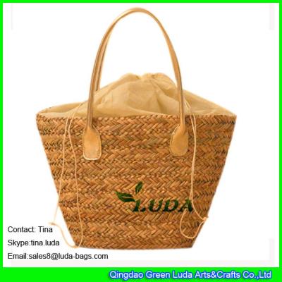 Cina LUDA linen shopping bag wholesale summer fashion 2015 straw bags in vendita