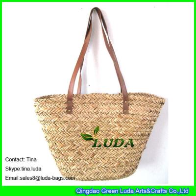 Cina LUDA beach bags for women seagrass straw madke ladies beach straw bag in vendita