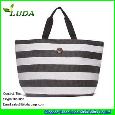 China LUDA cute totes oversized women tote paper straw beach bags for sale