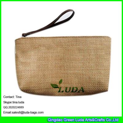 China LUDA cheap straw handbags promotion paper straw clutch bags for sale