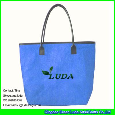 China LUDA shopping shop handbag paper straw beach tote bag for sale