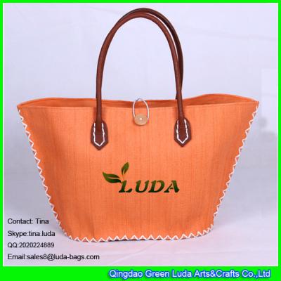 China LUDA handmade paper beach bags and totes wholesale fashion women shopping bag for sale