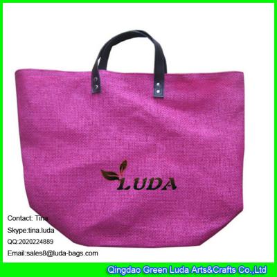 China LUDA cheap shopping bags paper straw unique handbags for promotion for sale