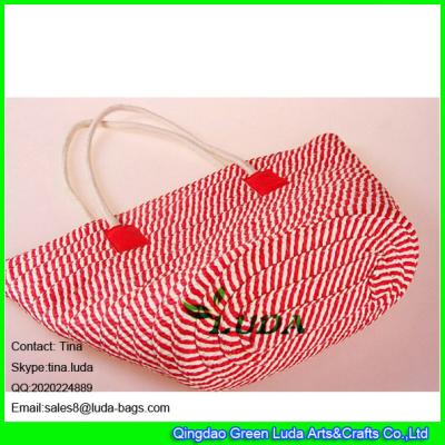 China LUDA 2016 new fashion paper straw handbag for sale