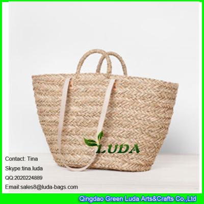 China LUDA 2016 new natural straw beach bag handmade seagrass straw beach bag for 2016 for sale