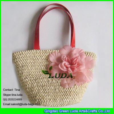 Cina La borsa del cornhusk di nuovo modo di LUDA della paglia della borsa della spiaggia del bambino naturale della borsa in vendita