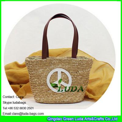 Cina Borsa fatta a mano 2016 della paglia della spiaggia della ragazza di Yong della borsa naturale della paglia di frumento di LUDA in vendita