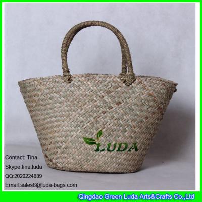 China LDSC-030 2016 classical handmade natural seagrass straw basket bag for sale