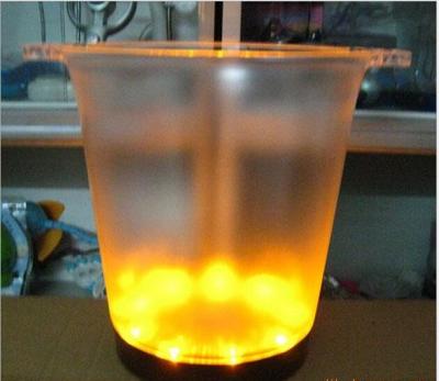 China illuminated led ice color changing battery bucket 7313 for sale