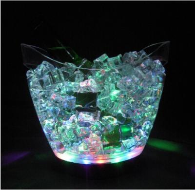 China high quality Large Plastic led ice bucket cooler factory supply for sale