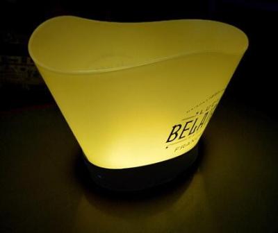 China Competitive RGB illuminated led ice beer bucket 18L led wine ice buckets from china factor for sale