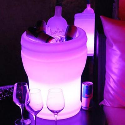 China personalized Led colour changing ice bucket with stand funky ice buckets for sale