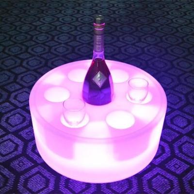 China Waterproof Flashing LED Ice Bucket Multihole Barware Tray From China Audited Factory Supplier for sale