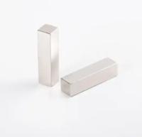 China Large Rare Earth Magnet Bar N52 Epoxy Coating Shape Customized for sale