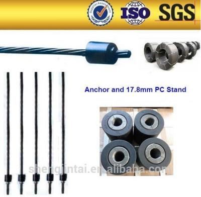 China 12.7 15.2mm Prestressed Steel Wire Anchorage / anchor milk powder for sale