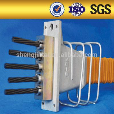 China 0.6'' Prestressed Dome Flat anchor stressing end arc anchorage for sale