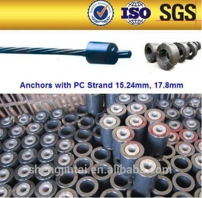 China Anchorage wedges New and cheap anchorage for pre engineering steel structure building materials for sale