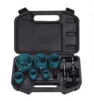 Quality 9 Piece Hole Saw Kit 38mm 44mm 67mm 73mm Holesaw Bit For Wood Metal for sale