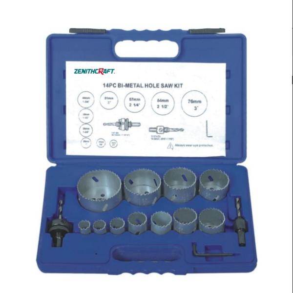 Quality HSS 14 Hole Saw 19mm 29mm 44mm 57mm Steel Cutting Hole Saw for sale