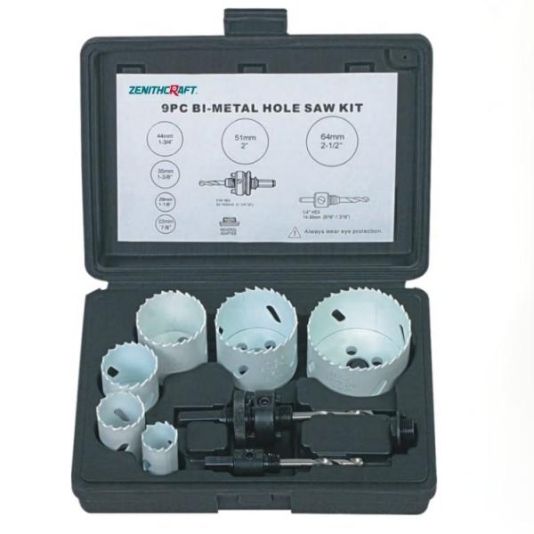 Quality 14mm To 30mm 32mm To 210mm Stainless Steel Hole Saw Kit For Metal for sale