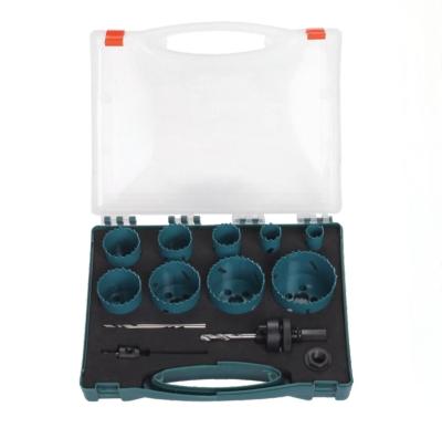 China OEM ODM 13PCs Bi Metal Hole Saw 16mm 32mm Hole Saw For Wood Plastic for sale