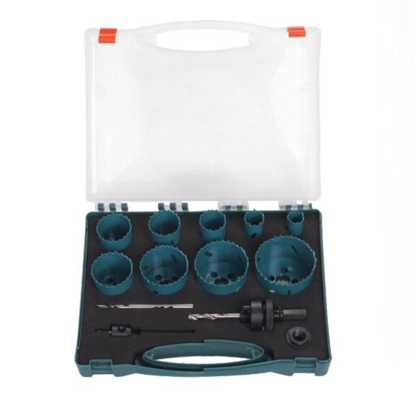 Quality OEM ODM 13PCs Bi Metal Hole Saw 16mm 32mm Hole Saw For Wood Plastic for sale