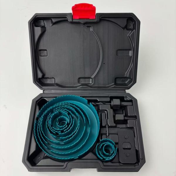 Quality 16PC Carbon Steel Hole Saw Set 25mm Carbide Hole Saw For Timber for sale