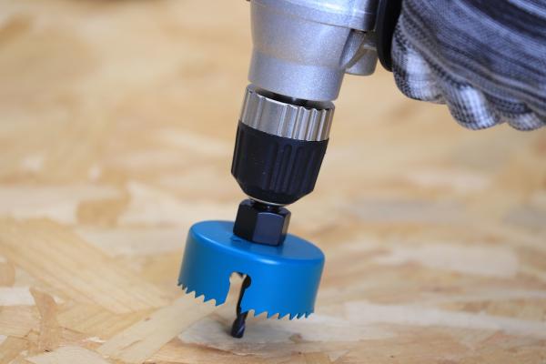 Quality 8PCS Carbon Hole Saw Set 40mm Hole Saw For Soft Metal Softwood OSB Panel for sale