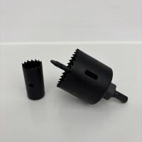 Quality 25mm-75mm Carbon Steel Hole Saw Black Oxide Door Lock Hole Saw for sale