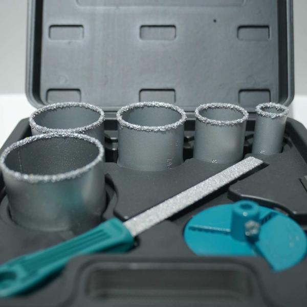 Quality Tungsten Carbide 140mm Hole Saw A3 Steel Hole Saw Set For Hollow Brick for sale