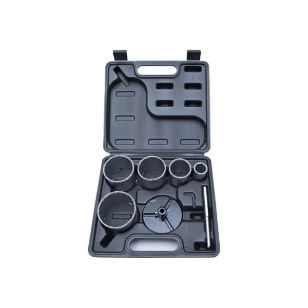 Quality 57mm Tungsten Carbide Gritted Hole Saw 7PCs Carbide Grit Hole Saw for sale