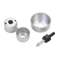 Quality ODM OBM Tungsten Carbide Gritted Hole Saw With 1/4" Triangle Shank for sale