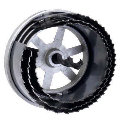 Quality Serrated 60mm 67mm 74mm Hole Saw Cutter For Non Laminated Plastics for sale
