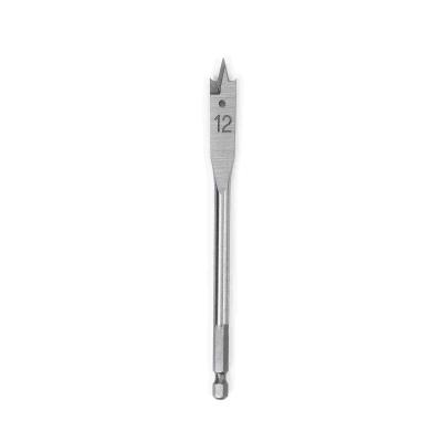 中国 12mm フラットウッドドリルビット 六角シャンク ウッドフラットビット 熱処理 販売のため