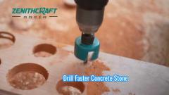 Carbon steel hole saw with a faster cutting speed