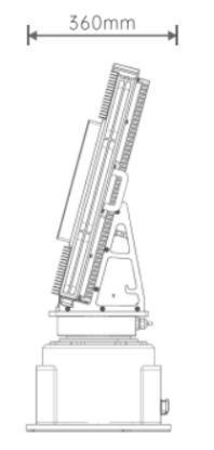 Anti-drone Radar UAV Detection Radar in operation