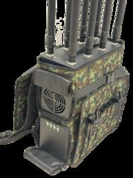 Quality 2.4GHz 5.8GHz Backpack Jammer ISM Personal Drone Defense System for sale