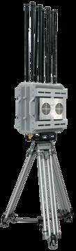 China Fixed Omnidirectional Drone Jammer 2000M Long Range Uav Detection Jamming System for sale