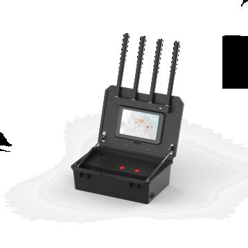 Quality 5 Kilometers Anti Drone Jammer 99.99% 6GHz UAV Detection Equipment Long Range for sale