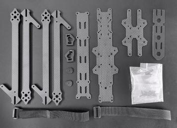 Quality 427mm Wheelbase UAV Drone 227g FPV Frame 5.8G for sale