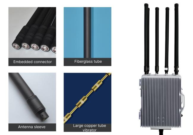 Funnel-shaped omnidirectional jammer antenna product photo