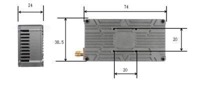 China Strong real-time performance analog video transmitter (VTX) for sale