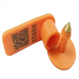 China Customizable Animal Ear Tag Orange Sheep Identification Tags With 50CM - 300CM Reading Distance for sale