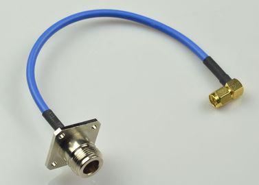 China 50 ohm RF Cable Assemblies N female to SMA Male Semi Flex RF Coaxial Cable for sale