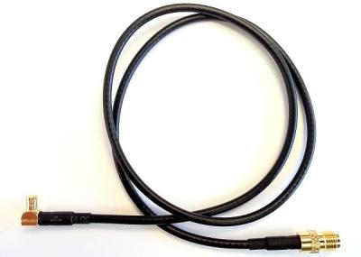 China SMA Male To MCX Male Extension RG 178 Cable Black For Telecom for sale