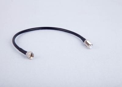China Custom Coax Cable Assemblies Telecom F Connector Radio Frequency Cable for sale